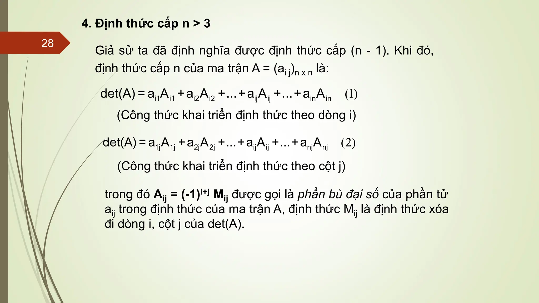 Ma trận - định thức và các ứng dụng trong kinh tế | PDF