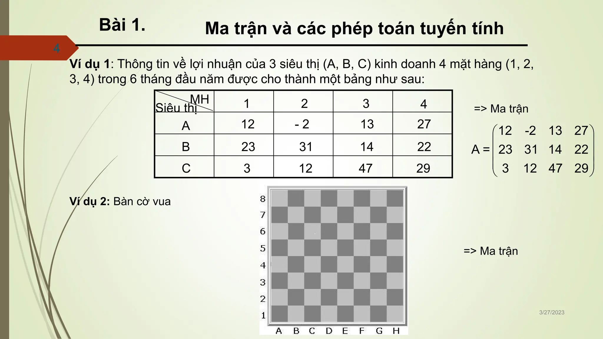 Ma trận - định thức và các ứng dụng trong kinh tế | PDF