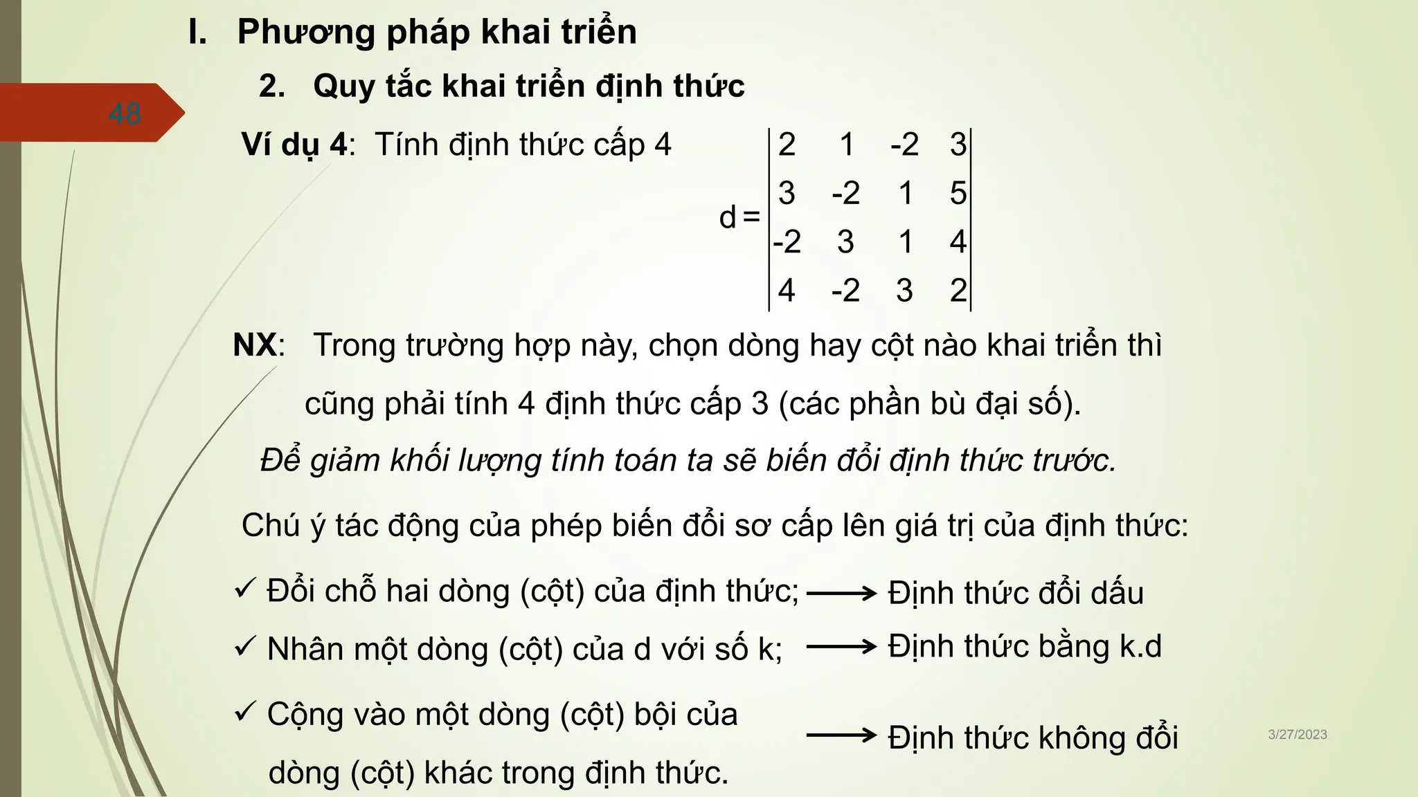 Ma trận - định thức và các ứng dụng trong kinh tế | PDF