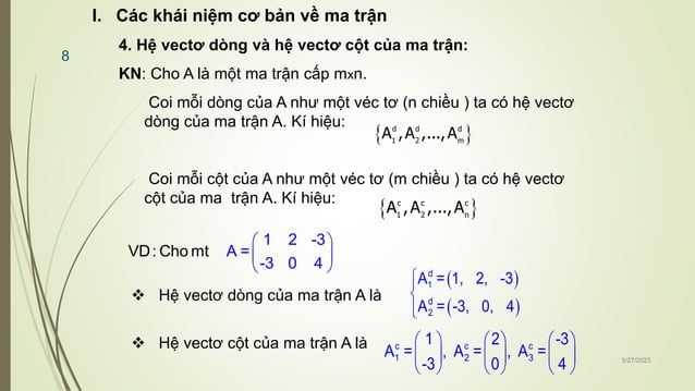 Ma trận - định thức và các ứng dụng trong kinh tế | PDF