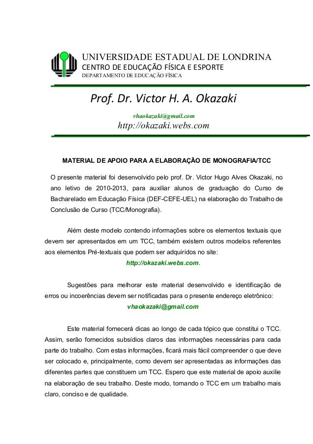 Tcc completo modelo (2013)