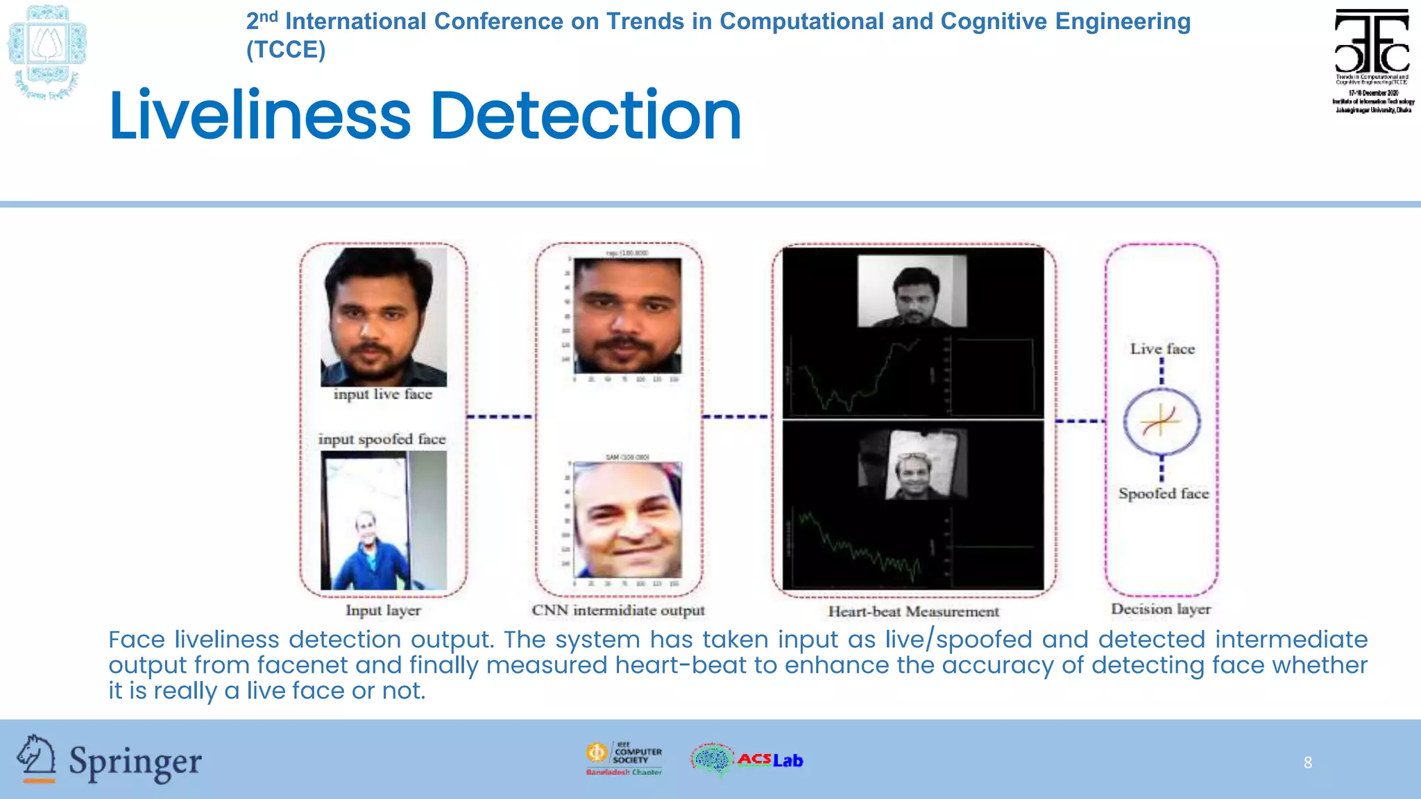 Cascade Classification Of Face Liveliness Detection Using Heartbeat Measurement Ppt