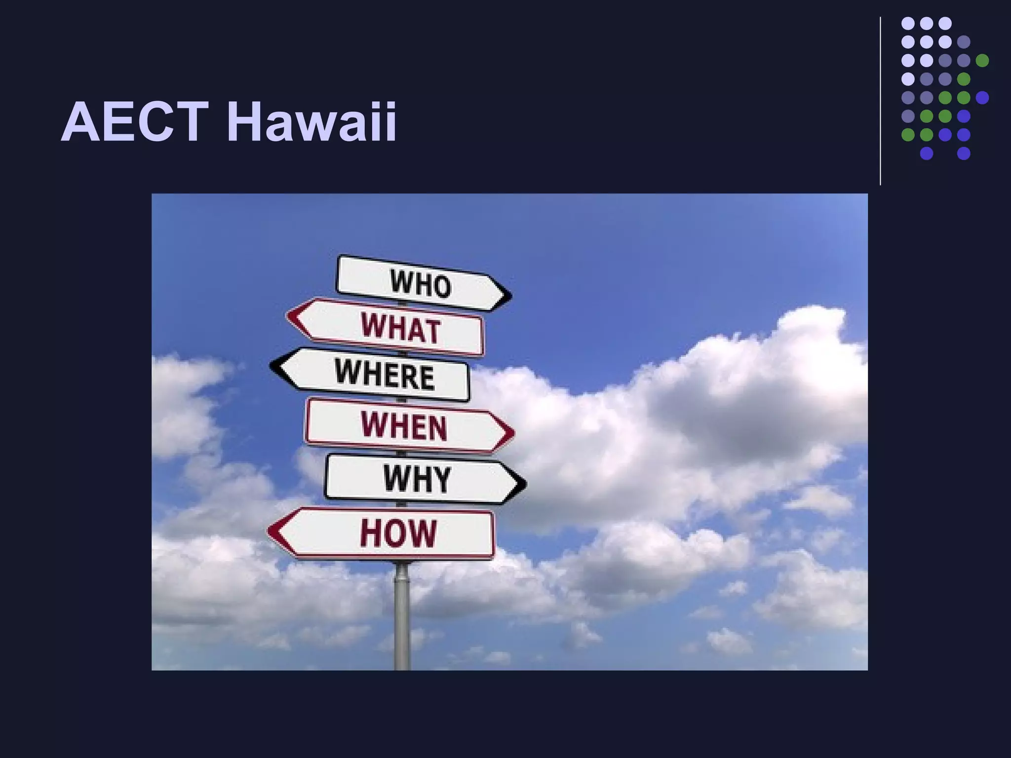 AECT Presentation - Who are we? | PPT | Internet | Computing