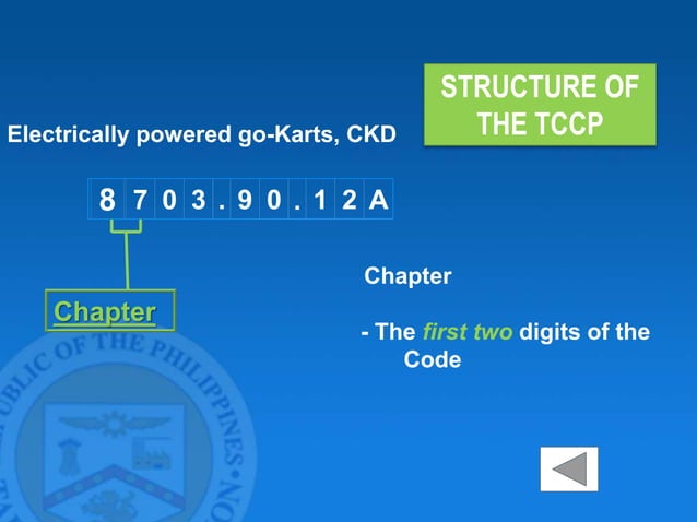 Tccp tariff classification | PPT