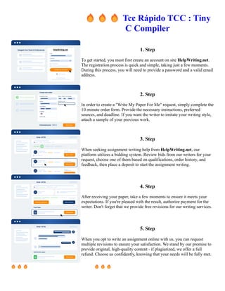 Tcc Rpido TCC Tiny C Compiler | PDF