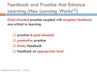 The College Classroom (Wi14) Week 5: Fixed and growth mindsets and ...