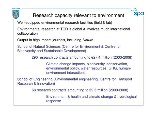 TCD: Overview and Contact points | PPT