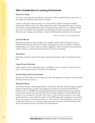 Tcdsb Safe Reopening Schools Action Plan | PDF