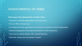 Tribal Community Development UNIT 1.pptx