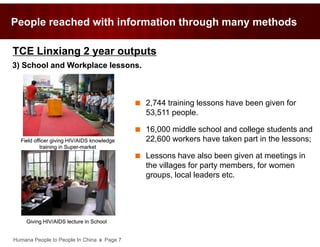 TCE - Humana people to people in China | PDF