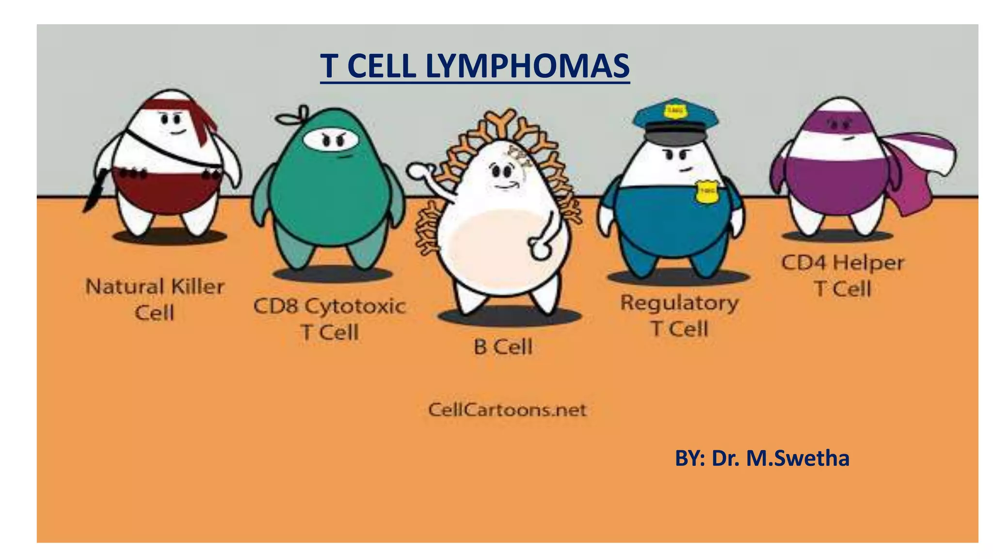 T cell lymphomas - By Dr MULUKALA SWETHA | PPTX