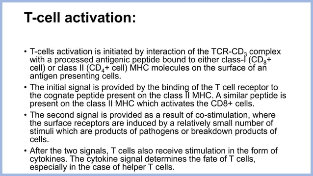 T CELL TYPES | PPTX