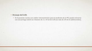 Traumatismo craneoencefálico en pediatría | PPTX