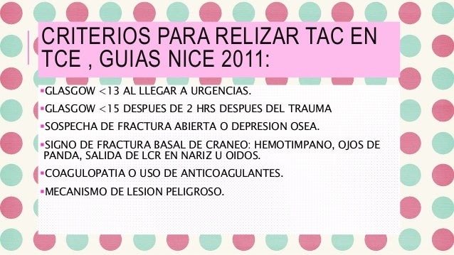 Tce pediatria