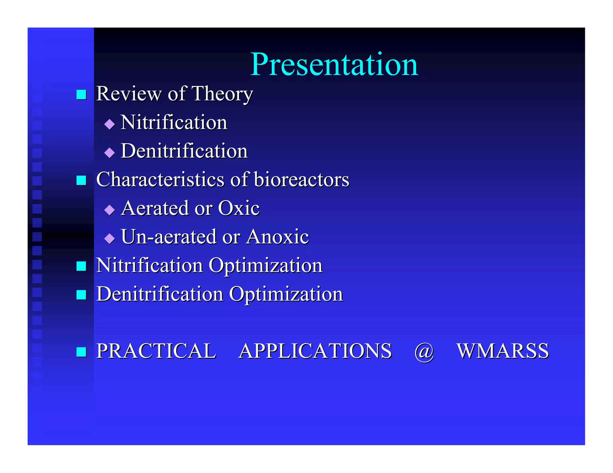 Anoxic Selector Single Stage Nitrification Process Waste Water Plant ...