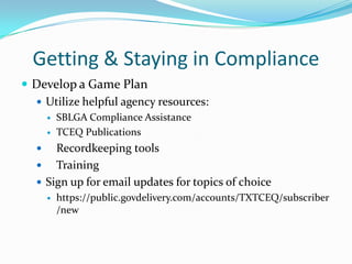 Tceq overview | PPTX