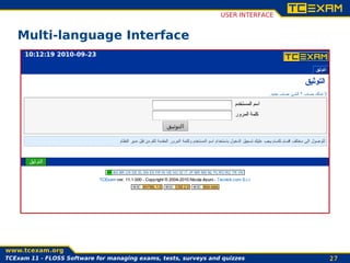 TCExam 12 [ENG] - Computer-Based Assessment | PDF | Computer Software ...