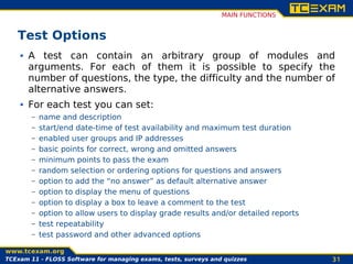 TCExam 12 [ENG] - Computer-Based Assessment | PDF | Computer Software ...
