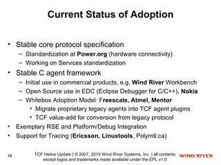 TCF Helios Update - EclipseCon 2010 | PDF