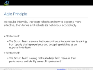 agile42 TCF Team Assessment | PDF