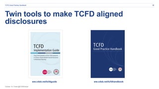TCFD Good Practice Handbook Webinar Slides | PPTX