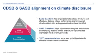 TCFD Good Practice Handbook Webinar Slides | PPTX