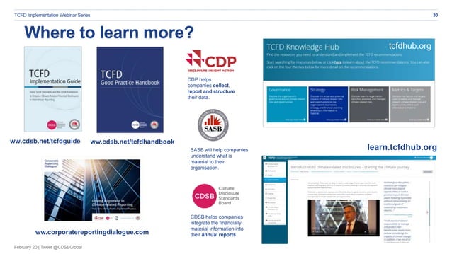 TCFD Implementation Webinar Series - Metrics and Targets with Danone | PPT
