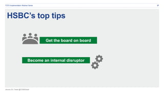 TCFD implementation webinar series - risk management with HSBC - AM | PPTX