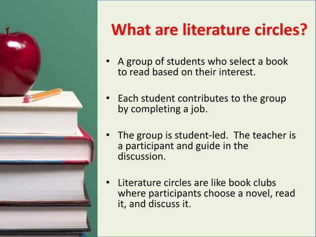 TCH505 Literature Circles Slideshare | PPT