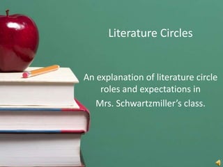 TCH505 Literature Circles Slideshare | PPT