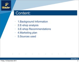 Tchibo case study | PDF