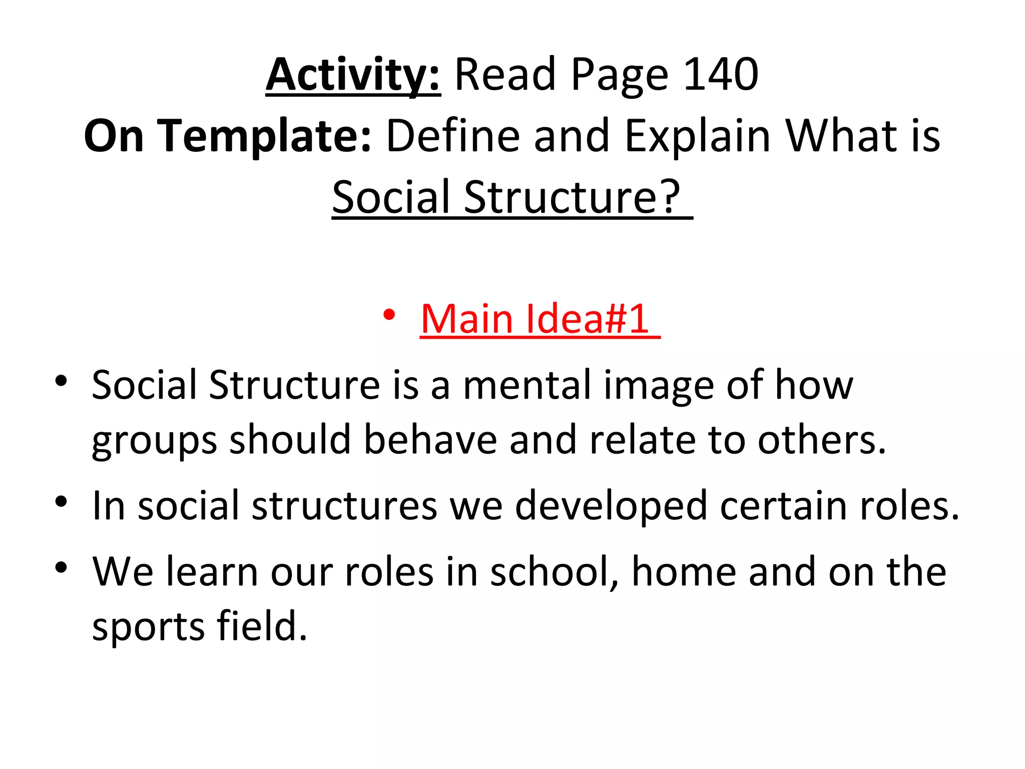 Sociology Powerpoint | PPT