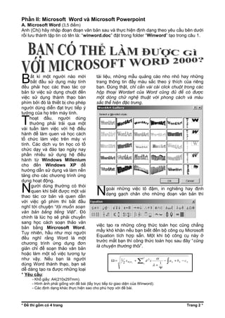 đT chứng chỉ tin học quốc gia 5 | DOC