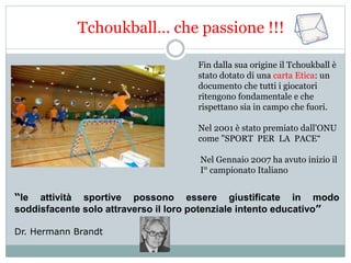 Tchoukball | PPTX