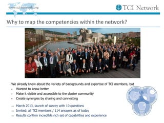 TCI2013 Mapping the competencies of the TCI Network | PPT