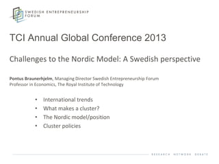 TCI2013 Challenges to the Nordic model: a Swedish perspective | PPTX ...