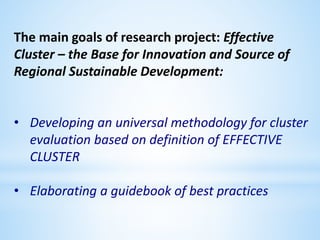 TCI 2014 The Role of Cluster in Creating Shared Values: Comparing ...