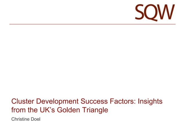 TCI 2016 Insights from the UK’s Golden Triangle | PPT