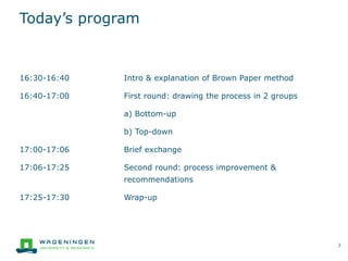 TCI 2016 Brown paper session | PPT