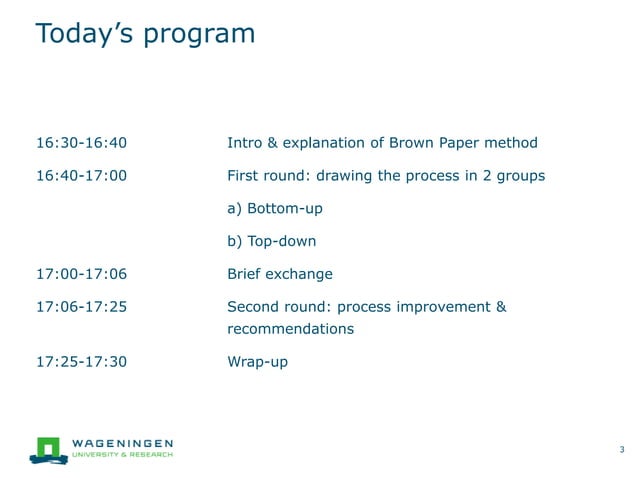 TCI 2016 Brown paper session | PPT