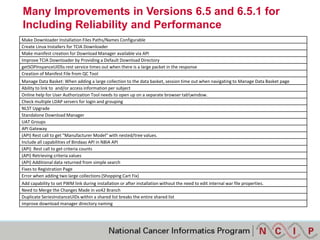 TCIA Software Improvements | PPTX