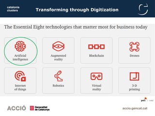 The importance of Digitization in cluster development in Catalonia. | PPT