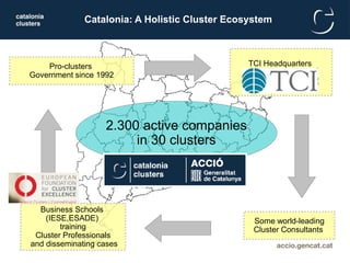 The importance of Digitization in cluster development in Catalonia. | PPT