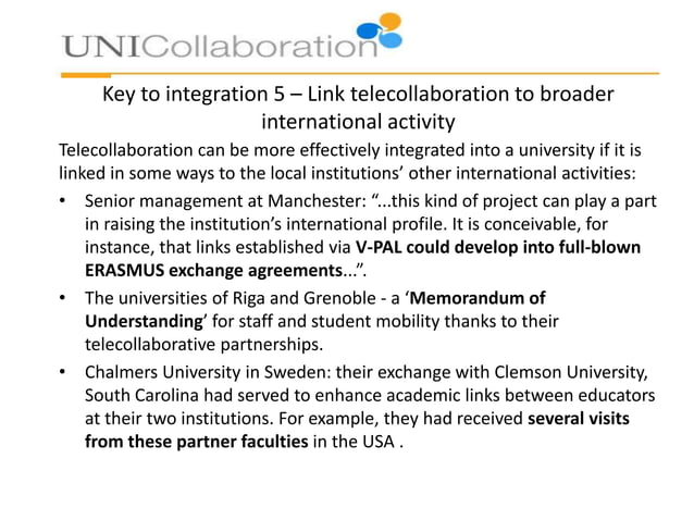 Integrating Telecollaborative Exchange at University Level | PPTX ...