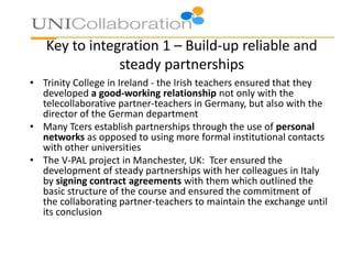Integrating Telecollaborative Exchange at University Level | PPTX ...
