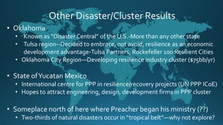 TCIOceania15 Clusters, Disasters, and Global Value Chains Lessons in ...
