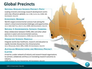 TCIOceania14 CSIRO: Global precincts | PPTX