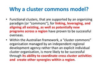 TCIOceania14 Building a successful cluster system in regional Australia ...