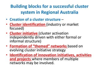 TCIOceania14 Building a successful cluster system in regional Australia ...