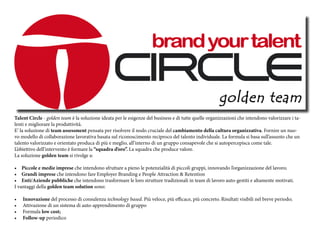 Talent Circle Brochure | PDF